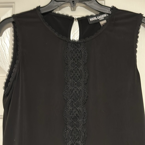 Karl Lagerfeld | Tops | Karl Lagerfeld Shell Euc | Poshmark